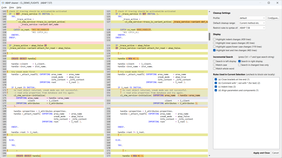 How To Clean Your Abap Code With One Keystroke Using Abap Cleaner